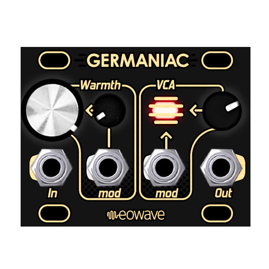 Eowave Germaniac 1U Vintage Warmer/VCA Eurorack Module – Nightlife Electronics