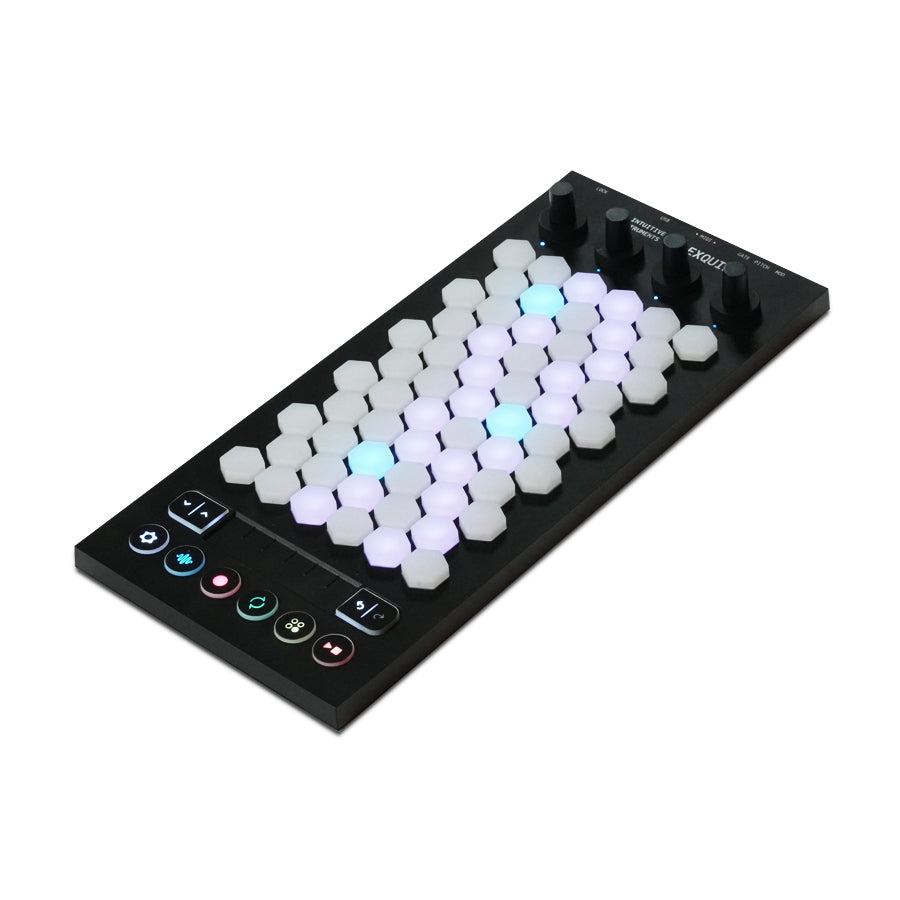 Intuitive Instruments Exquis Hexagonal Mpe Midi Controller Nightlife