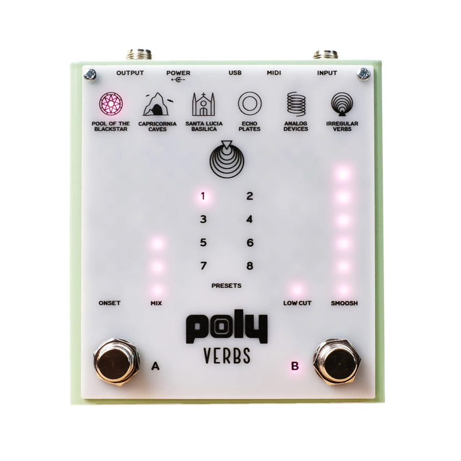 Poly Effects Verbs Convolution Reverb Pedal – Nightlife Electronics