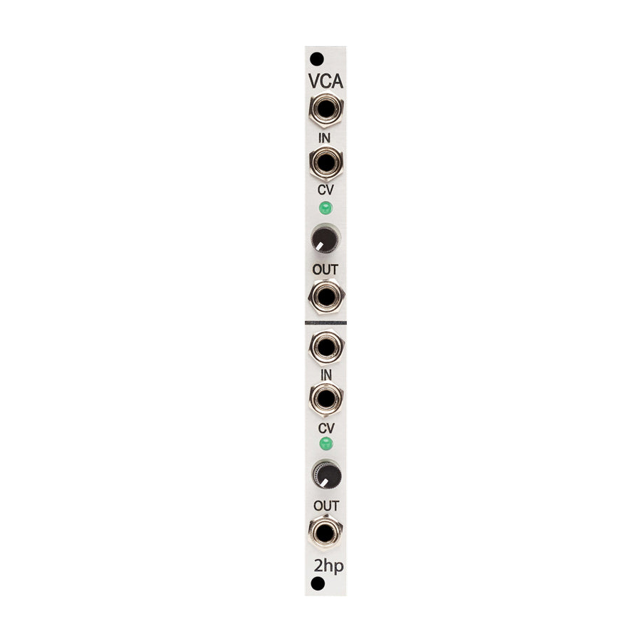 2hp VCA Dual Linear VCA Module - Silver – Nightlife Electronics